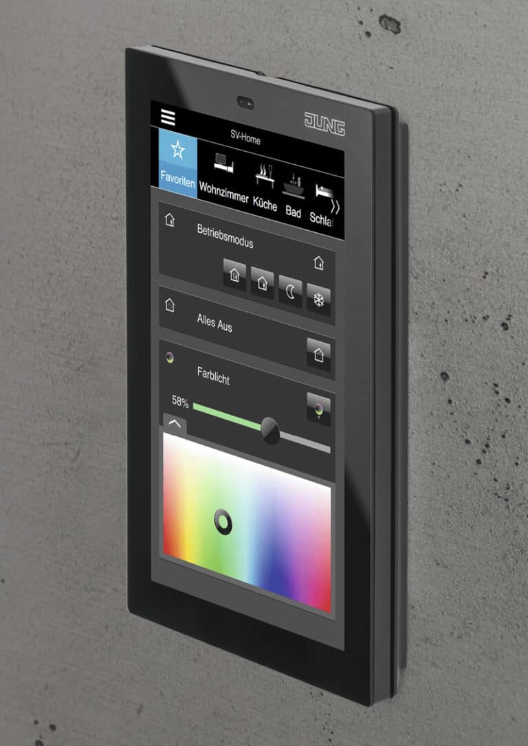 Smart Control 5 de Jung para el control domótico en viviendas ...