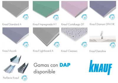 Knauf obtiene las DAP para nueve gamas de sus productos | Proarquitectura