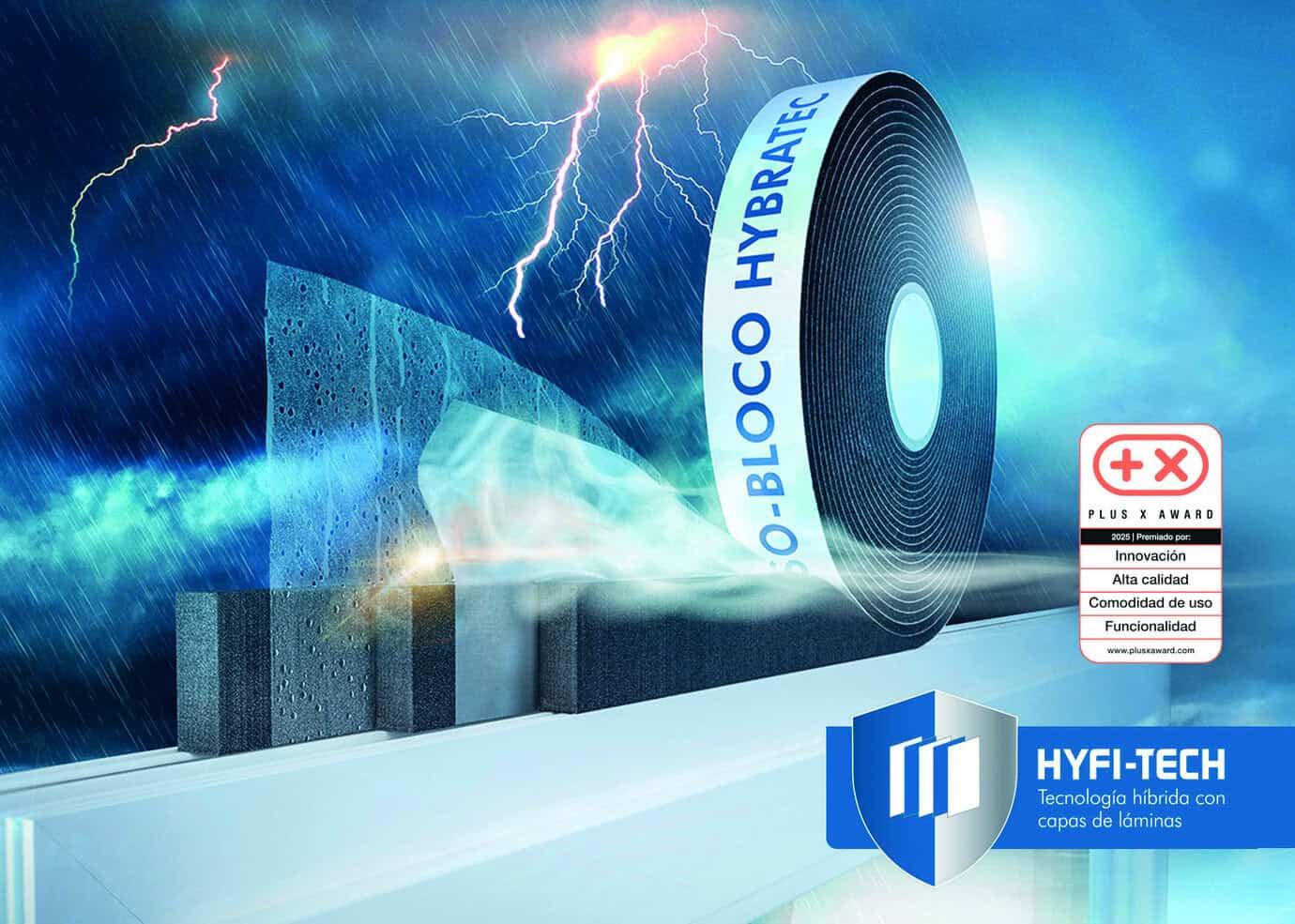 PLUS X Award reconoce la cinta ISO-BLOCO HYBRATEC | Proarquitectura